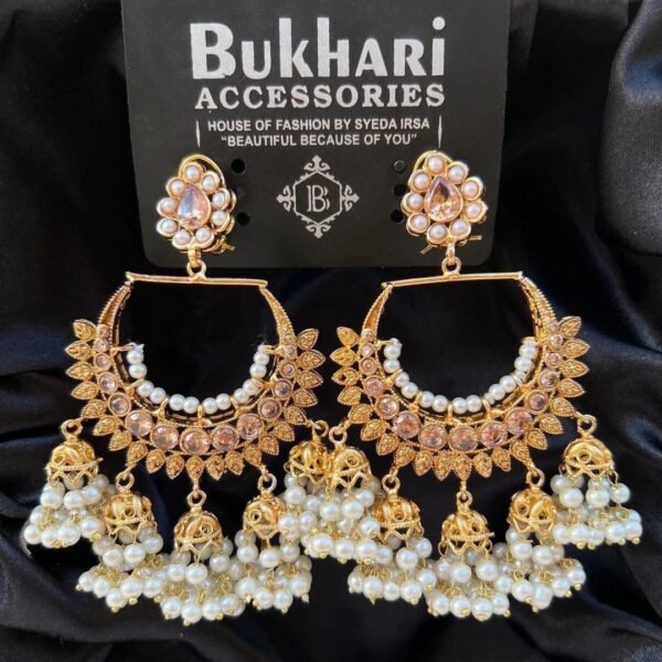 SUNAARI CHAND JHUMKI – Bukhari Accessories